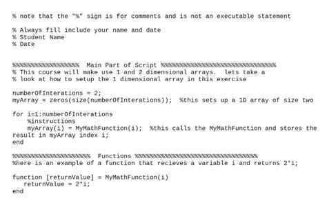 Solved Need Help With MATLAB Script Add A Function To The Chegg Com