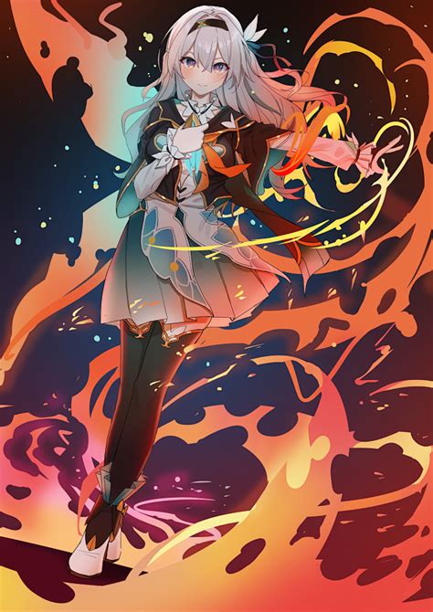 《崩坏：星穹铁道》流萤 同人绘画