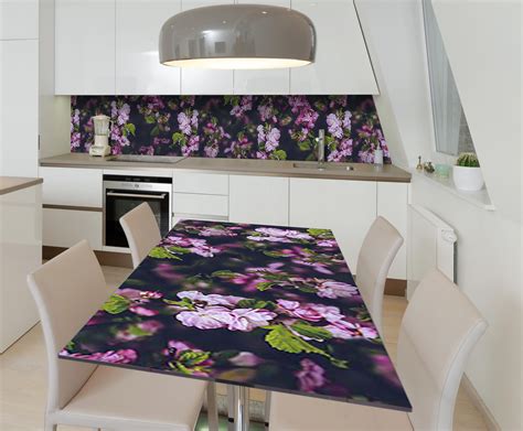 Наклейка 3Д Виниловая на Стол Zatarga «Тайны Китайской Вишни» 600х1200 ...