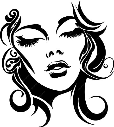 Girl Face Tattoo Designs
