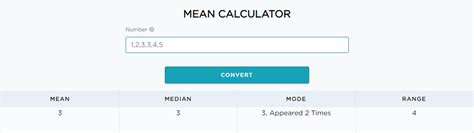 Mean Calculator Find The Mean Median Mode