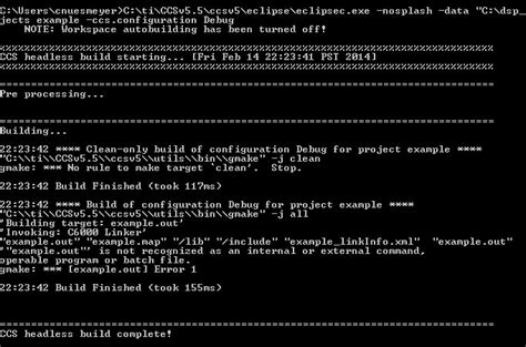 CCS V Command Line Build Can T Find Gmake Code Composer Studio Forum Code Composer