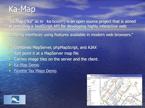 Ppt Open Source Web Mapping Server Products Spatially Enabled Internet Applications