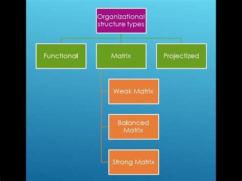 Organization Structure Functional Projectized Matrix Organizational