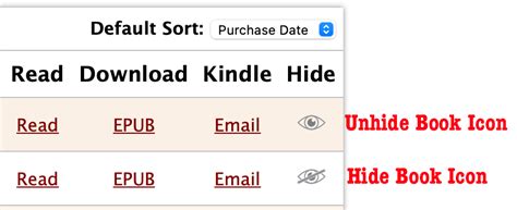 Answer For Hide Un Hide Books In The Bookshelf At Bookapy