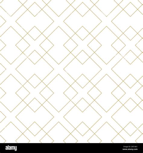 Abstract Geometric Pattern With Squares Stripes Lines Seamless Vector Background White And