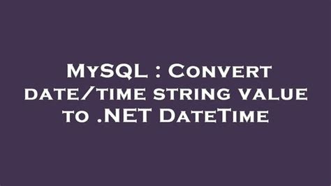 Convert Datetime C 997 Video Yandexte Bulundu