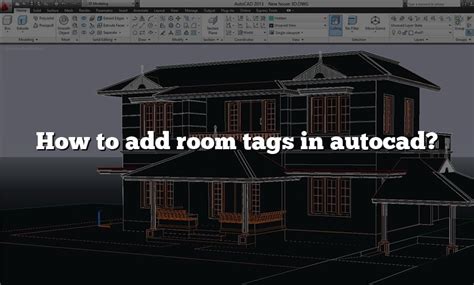 How To Add Room Tags In Autocad