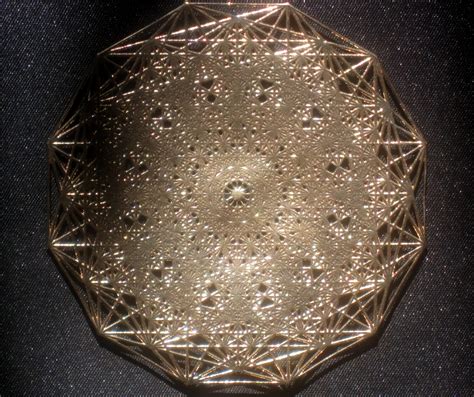 3d Printed E7 132 Polytope Projected To The E6f4 Coxeter Plane