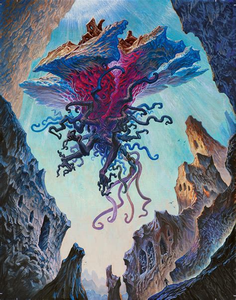 Emrakul The Aeons Torn By Mark Tedin Mtg Art Tears Art Lovecraftian