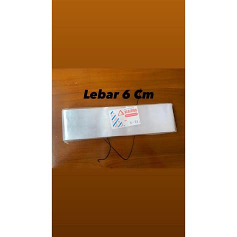 Jual Plastik Pp Roll Ukuran Lebar 6 Cm Tebal 03 Pp Roll Tebal