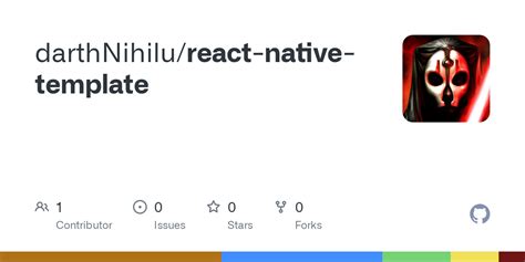 GitHub DarthNihilu React Native Template