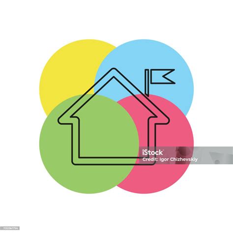 Ev Simgesi Vektör Emlak Ev Stok Vektör Sanatı And Apartman‘nin Daha Fazla Görseli Apartman