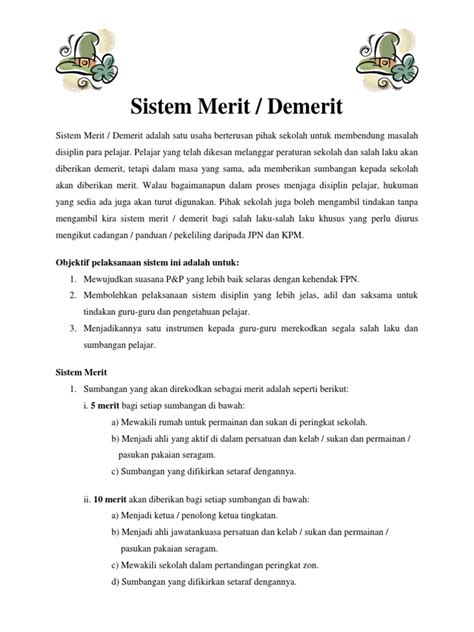 Docslide Sistem Merit Untuk Sekolah Menengah Pdf