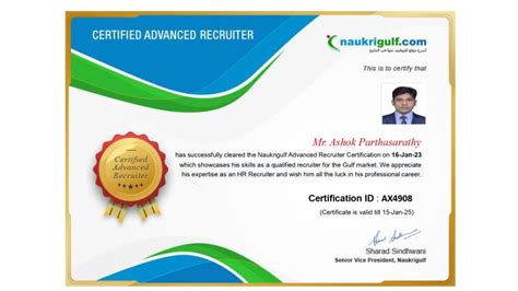 Ashok Parthasarathy On Linkedin Recruiter Talentacquisition Certification 22 Comments