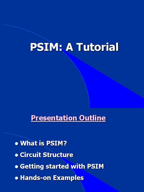 Psim Tutorial Simulate Power Electronics Circuits And Control Systems