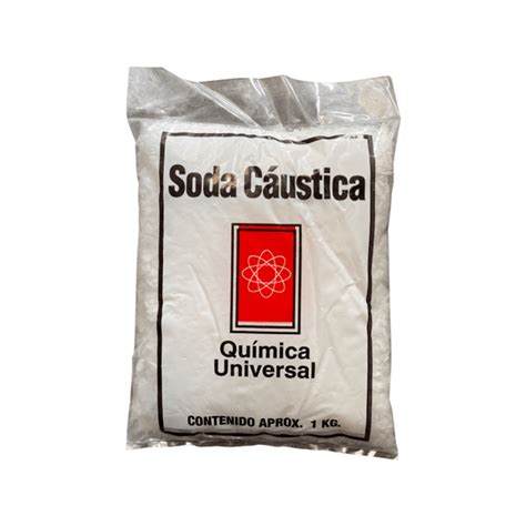Soda CaÚstica Bolsa 1kg Quimica Universal
