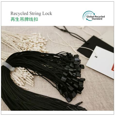 Grs Garment Recycled Hangtag String Loop Lock Tach Cord China