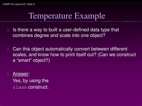 Ppt Smart Temperature Object Programming Classes Powerpoint
