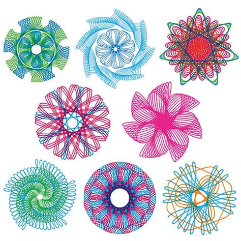 Spirograph Drawing Set Interlocking Gears And Wheels 22pcs Etsy