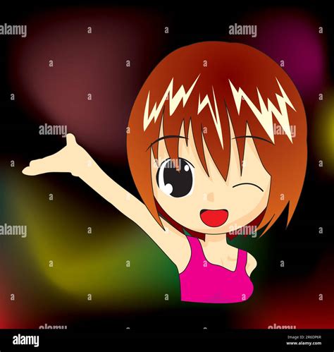 Cute Girl Vector Stock Vector Image And Art Alamy