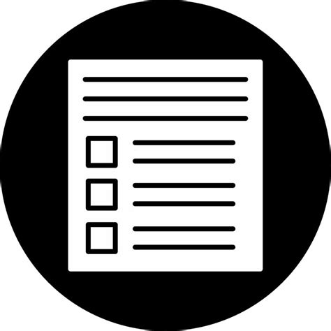 Annual Tax Declaration Form Glyph Circle Inverted 67137251 Vector Art At Vecteezy