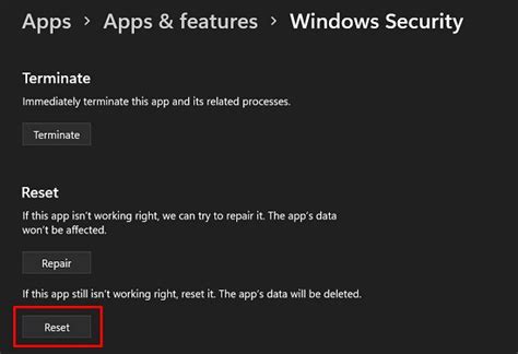 How To Reset Windows Security Or Windows Defender Head Of Technology