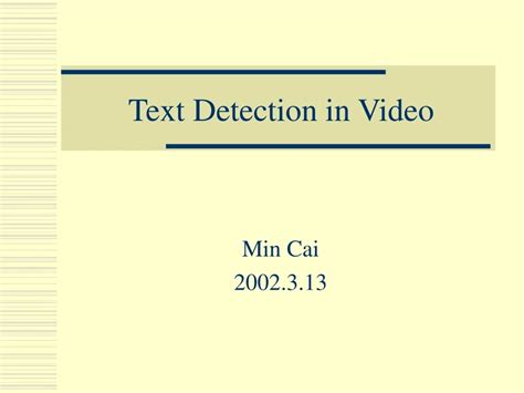 Ppt Text Detection In Videos Techniques And Challenges Powerpoint Presentation Id9245338