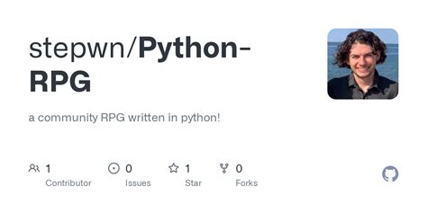 github stepwn python rpg a community rpg written in python