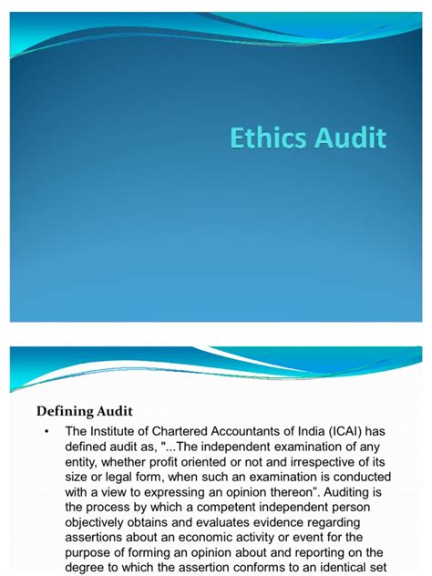 PDF Ethics In Audit DOKUMEN TIPS