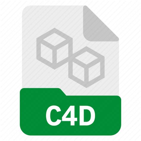 C4d Document File Format Icon Download On Iconfinder