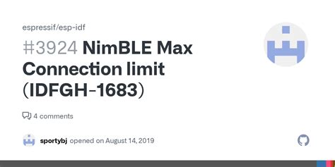 Nimble Max Connection Limit Idfgh 1683 · Issue 3924 · Espressifesp