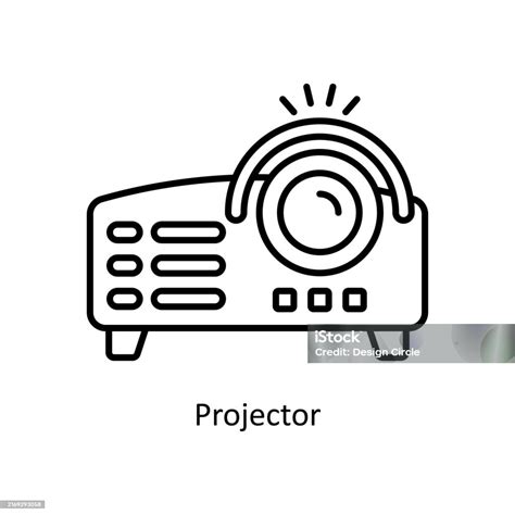 프로젝터 벡터 윤곽선 아이콘 디자인 일러스트 벽지 흰색 배경에 보험 기호 Eps 10 파일 0명에 대한 스톡 벡터 아트 및 기타 이미지 0명 골동품 렌즈 안구