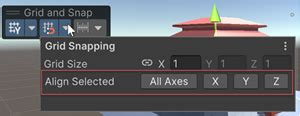 Unity Manual Grid Snapping