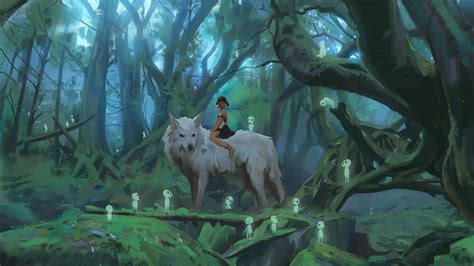 Princess Mononoke Wallpaper Forest