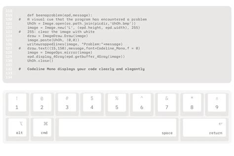 Codeline Mono Font Fontpath