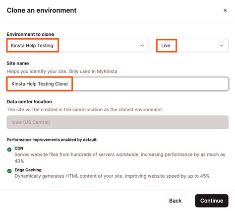 Como Começar Clonar Um Site Kinsta® Docs