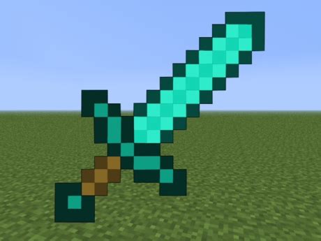 How To Draw A Minecraft Sword