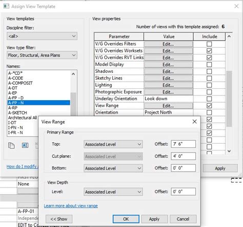 Solved View Template Without Including The Assosiated Level Autodesk Community