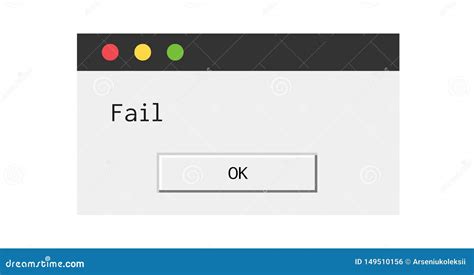modern material design error message stock vector illustration of