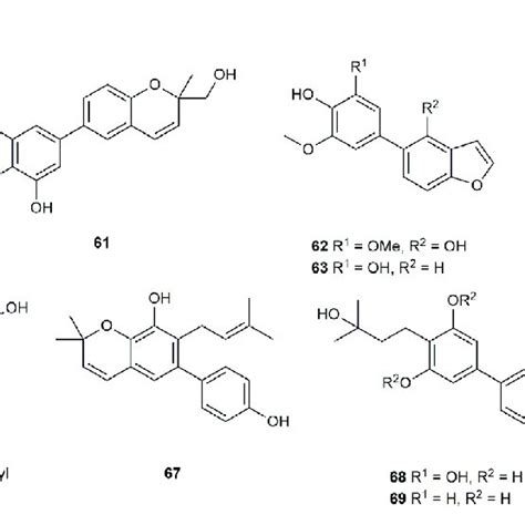 Structures Of Biphenyls 60 70 Download Scientific Diagram