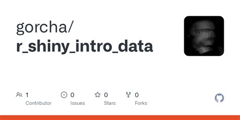 Github Gorcha R Shiny Intro Data