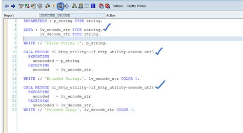Encode And Decode String For Security Reason In SAP UTF Format SAPCODES