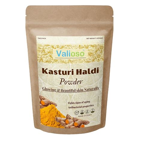 Valioso Pure Kasturi Haldi Powder For Face Beautywild Turmeric Powder