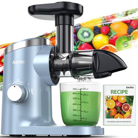 Aeitto Juicer Machines Cold Press Juicer Masticating