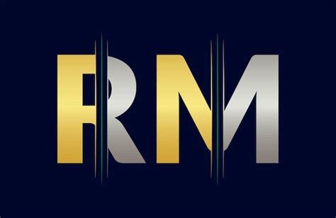 Premium Vector Rm Letter Logo Template Illustration Design