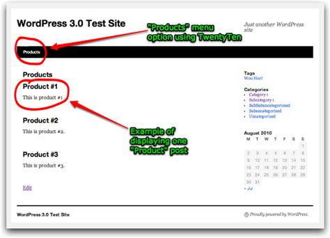 Adding An Archive Of Posts To The Navigation Menu In Wordpress 30