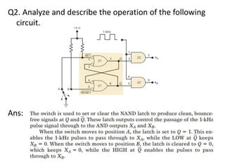 Tutorial 5 Sequential Circuit ELECTRICAL ENGINEERINMG Pptx