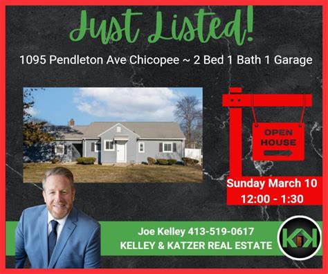 👉🏻open House And Just Listed👈🏻 🏡1095 Pendleton Avenue Chicopee 📅sunday March 10 🕐1200 130 👧🏻