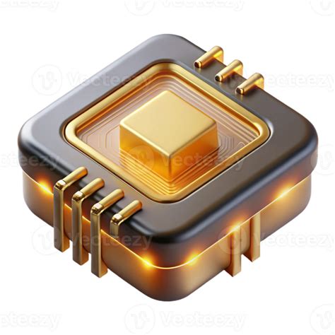 Wonderful Creative A Single Microchip Magnified To Reveal It Authentic 57888080 Png
